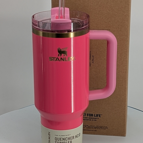 Stanley | Kitchen | New Quencher Stanley Tumbler Water Cup Pink Parade ...